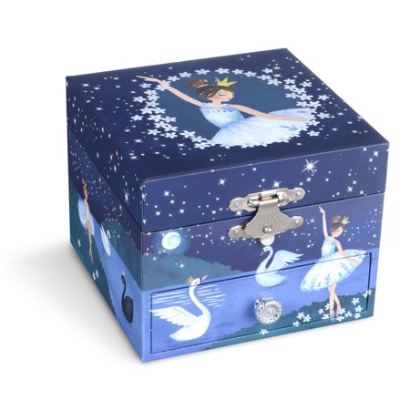 SWAN LAKE JEWELRY BOX-SQUARE – The Children's Gift Shop