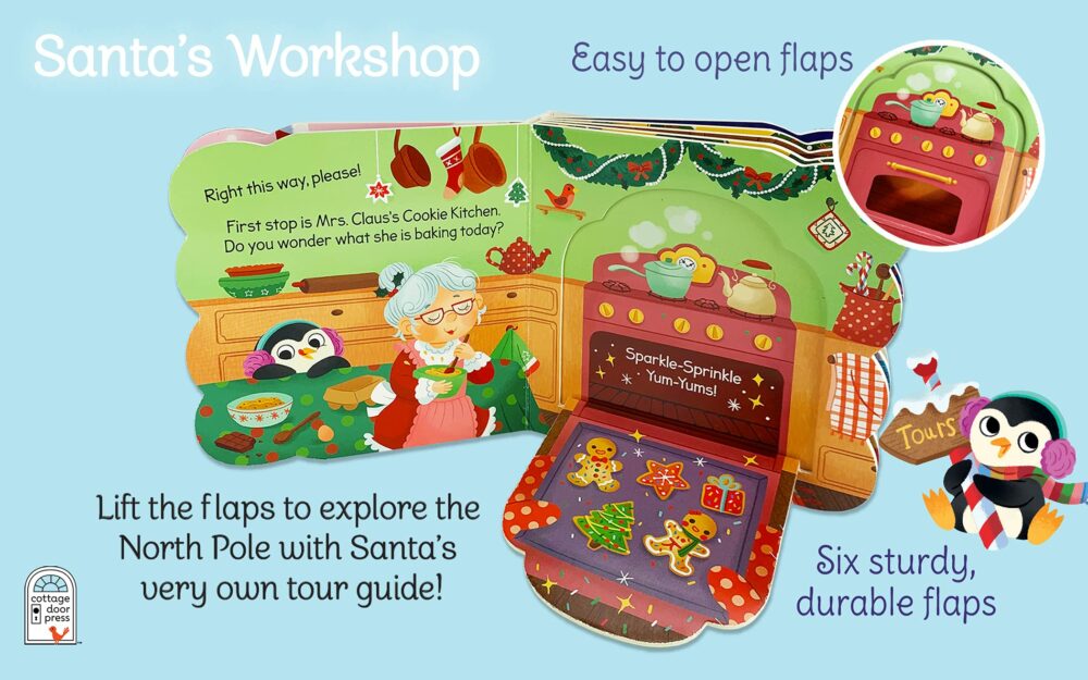 SANTA’S WORKSHOP Boardbook – The Children's Gift Shop