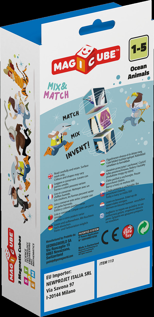 Magicube Ocean Animals 3 Cubes – The Children's Gift Shop