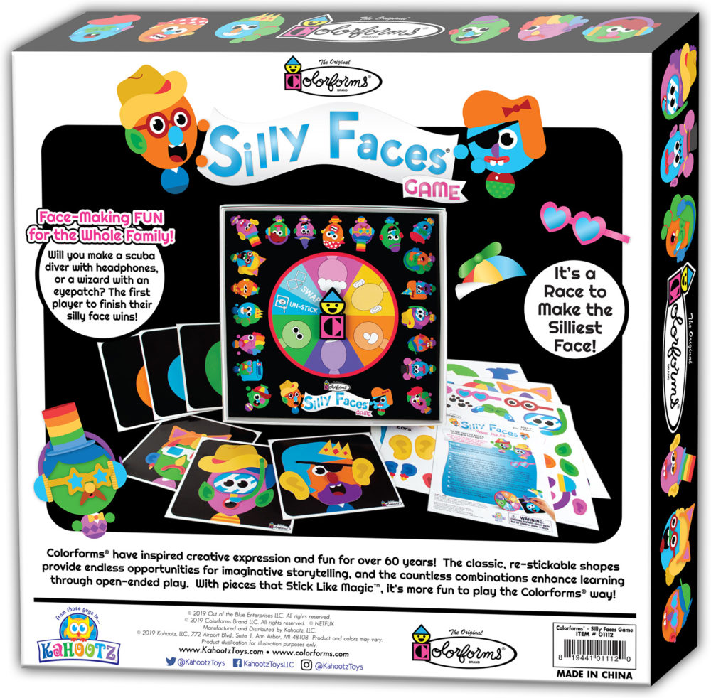 Colorforms Silly Faces Game – The Children's Gift Shop