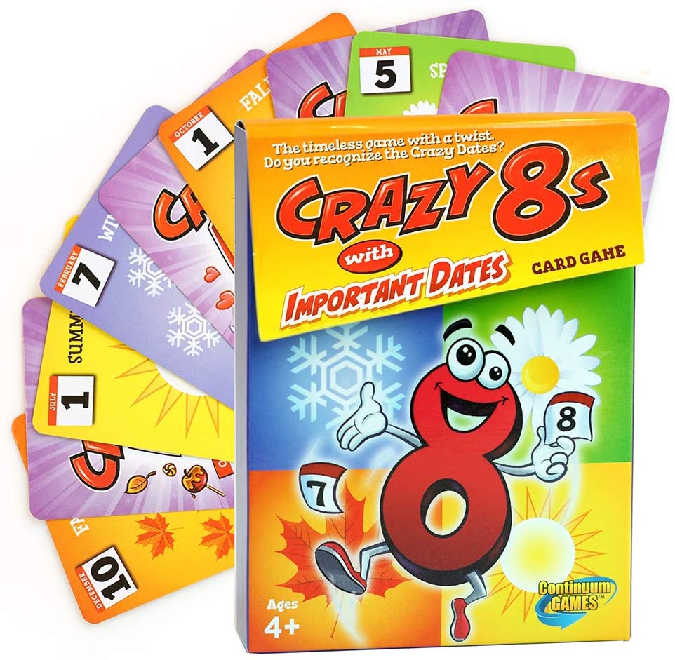 CRAZY 8’S WITH DATES – The Children's Gift Shop