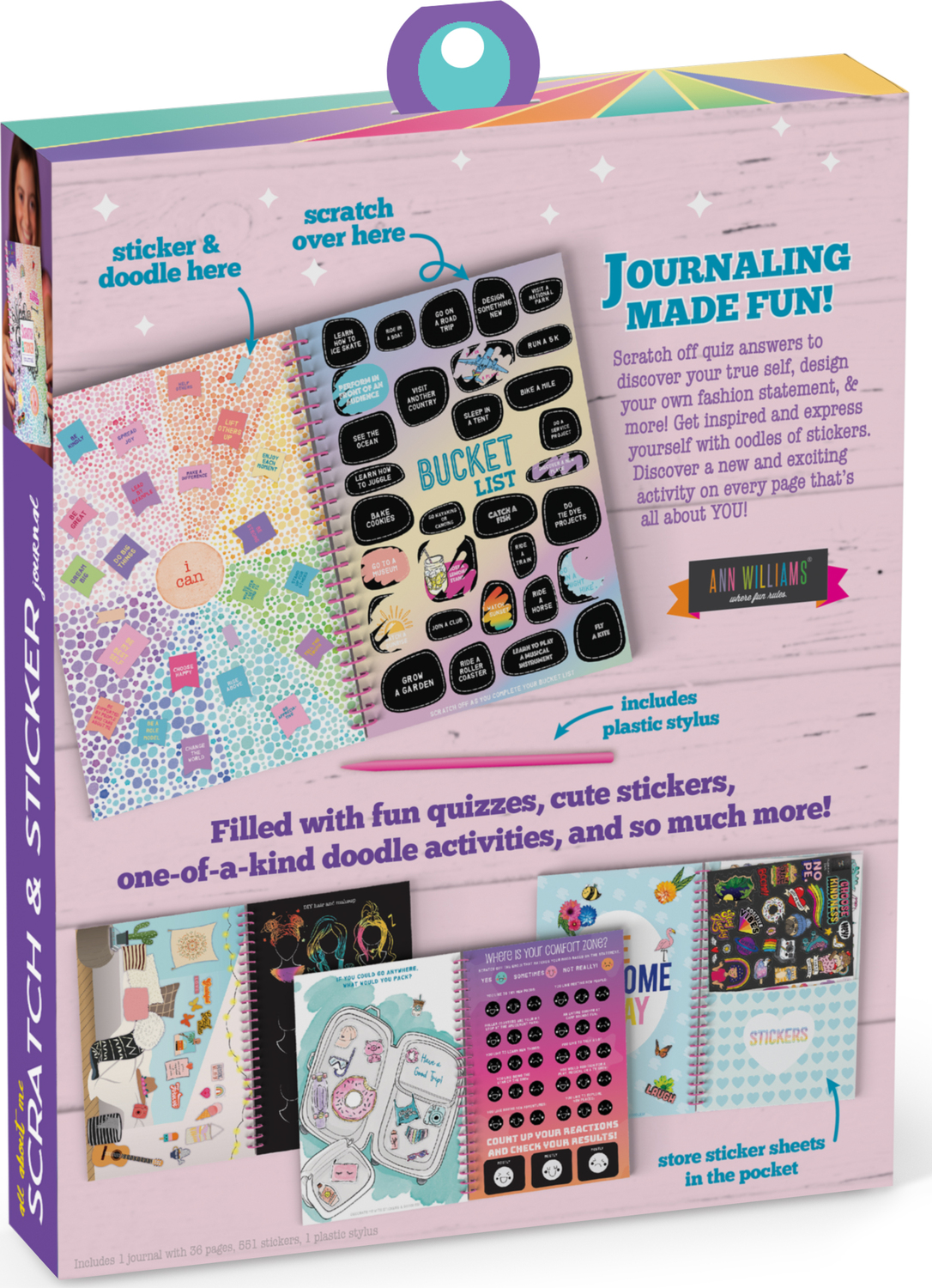 Craft-Tastic Scratch And Sticker Journal – The Children's Gift Shop