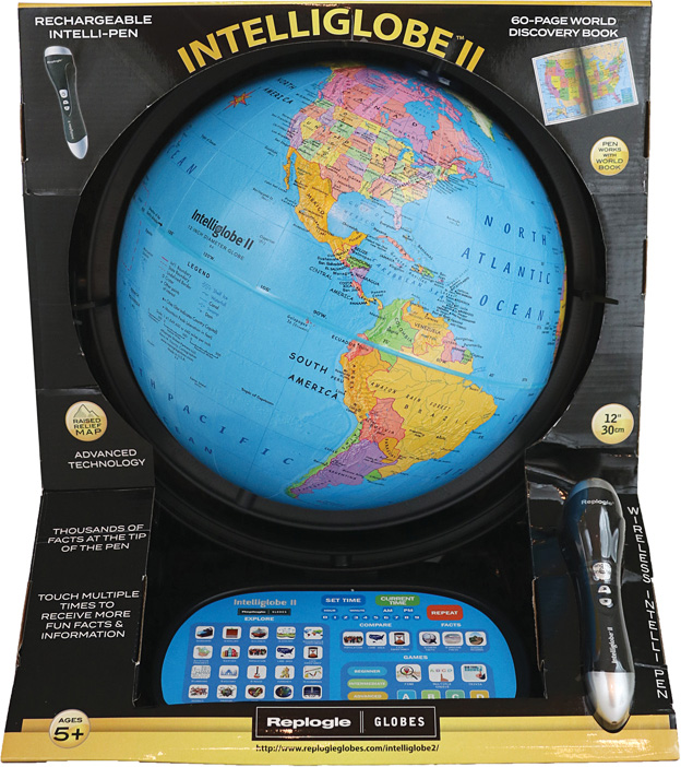 INTELLIGLOBE II 12″ SMART GLOBE – The Children's Gift Shop