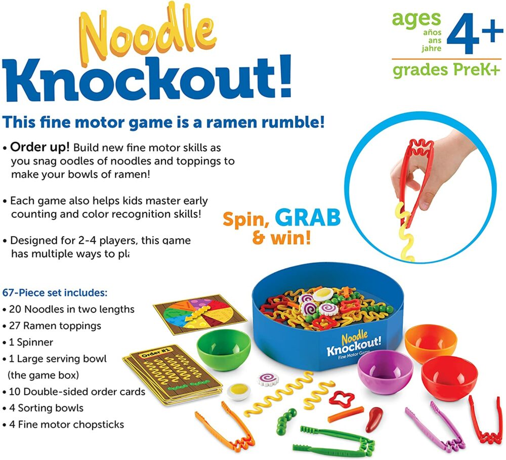 NOODLE KNOCKOUT FINE MOTOR GAME – The Children's Gift Shop
