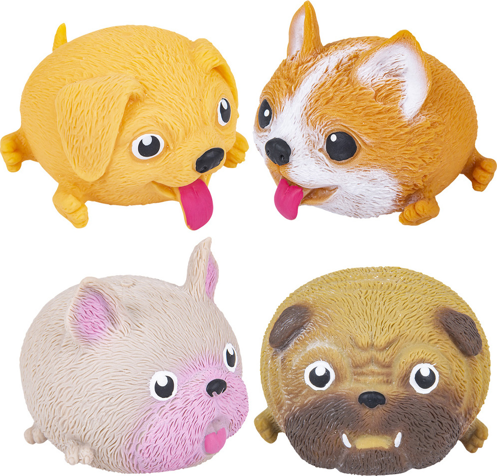 4″ SQUISH & STRETCH PUFFY DOG – The Children's Gift Shop