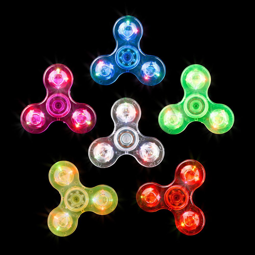 LIGHT-UP CLEAR FIDGET SPINNER – The Children's Gift Shop