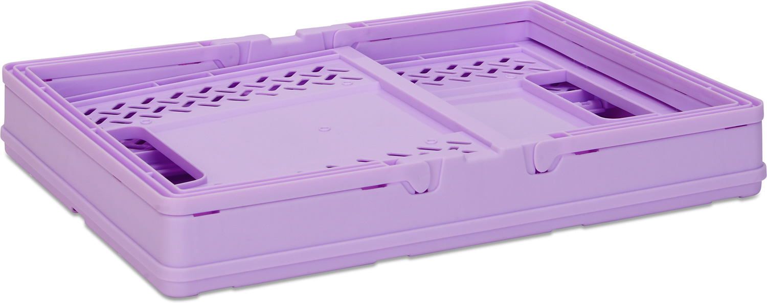 Purple Foldable Storage Crate Large – The Children's Gift Shop