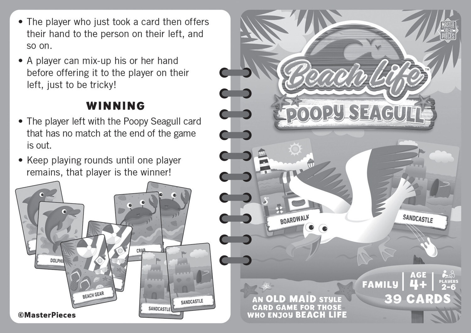 BEACH LIFE POOPY SEAGULL GAME – The Children's Gift Shop