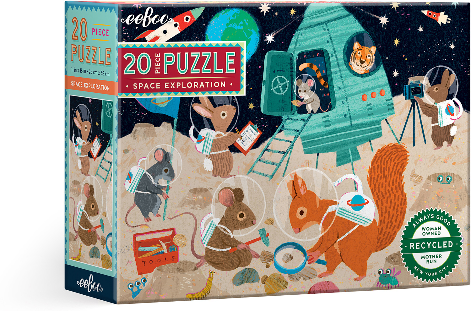 Space Exploration 20 Piece Puzzle – The Children's Gift Shop