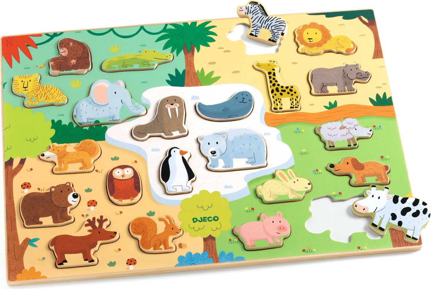 WOODEN ANIMAL PUZZLE – The Children's Gift Shop