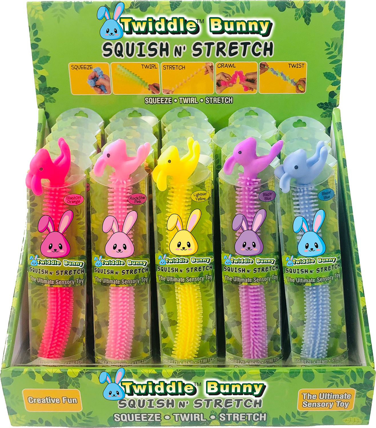 TWIDDLE STRETCH & SQUISH BUNNY – The Children's Gift Shop