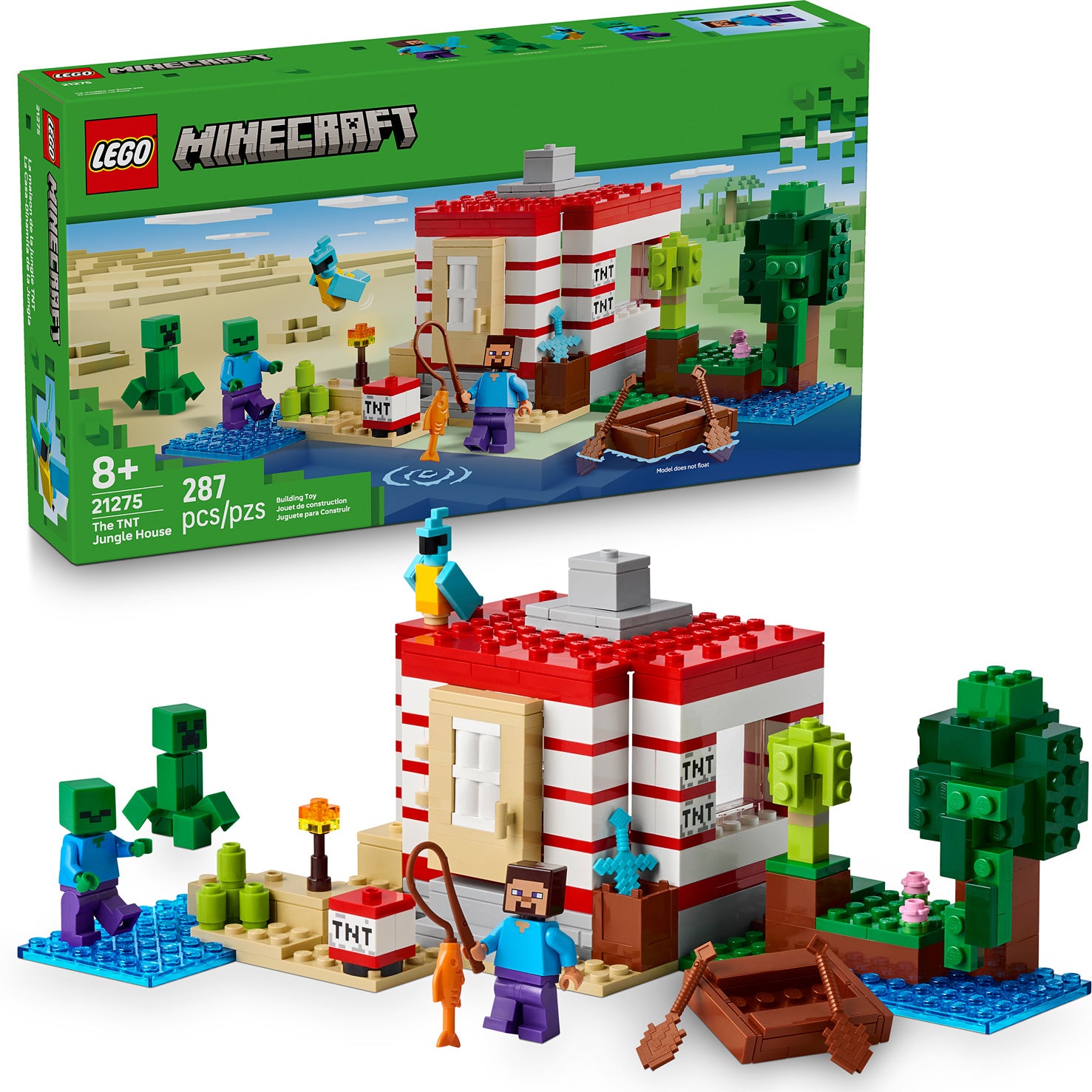 LEGO MINECRAFT The TNT Jungle House – The Children's Gift Shop