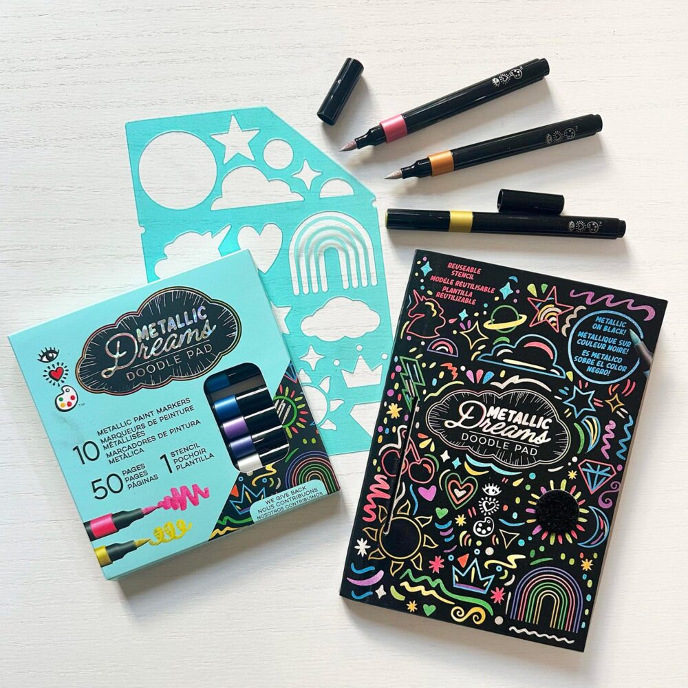 iHeartArt Metallic Dreams Doodle Pad – The Children's Gift Shop